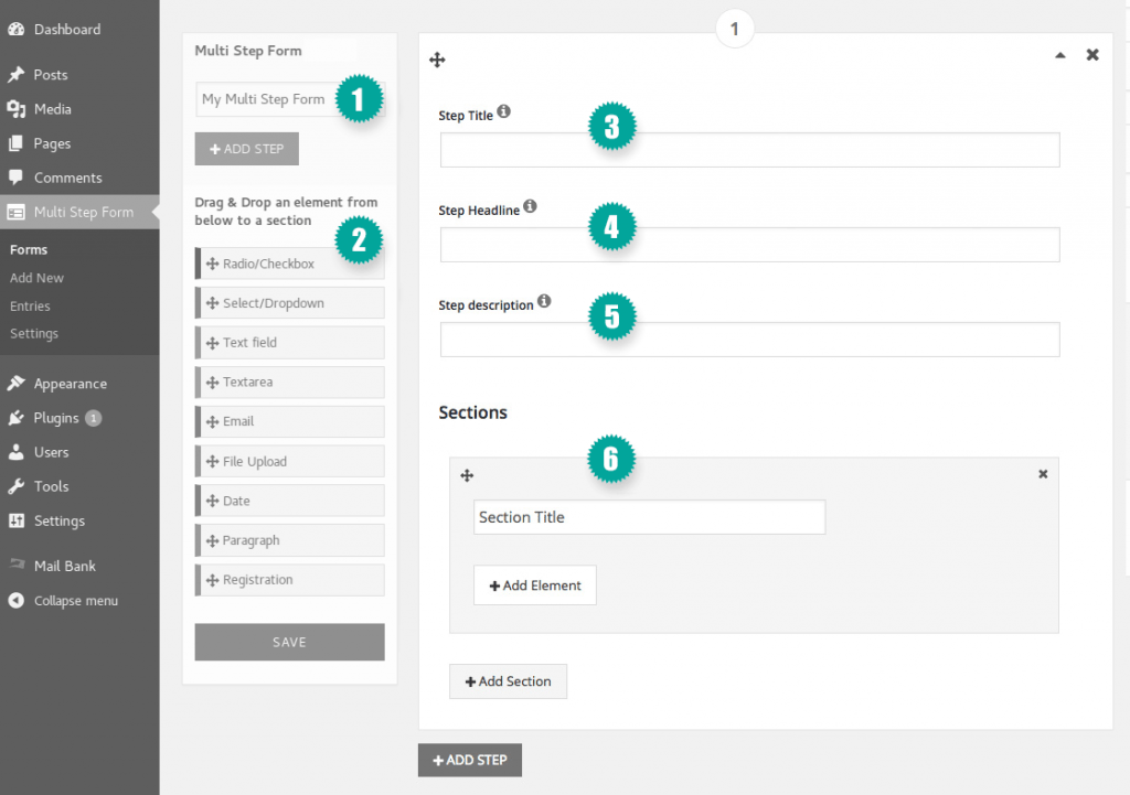 Multi Step Form Documentation | Mondula | Browser-Based Solutions